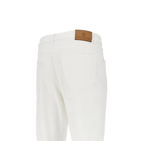 Brunello Cucinelli Garment-dyed Comfort Stretch Denim Pants