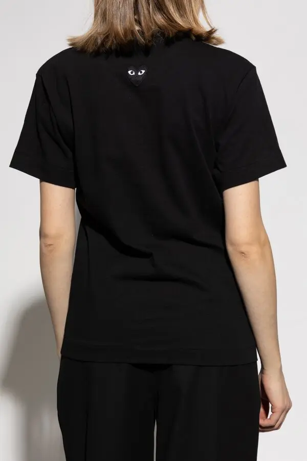 Play Comme Des Garcon T-shirt With Logo Patch