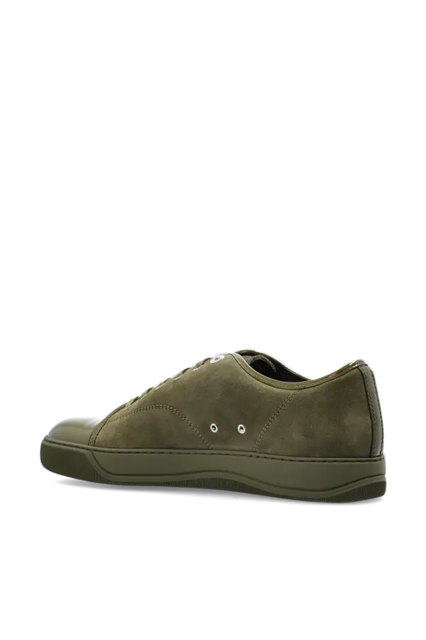 LANVIN Dbb1 Suede And Patent Leather Sneakers