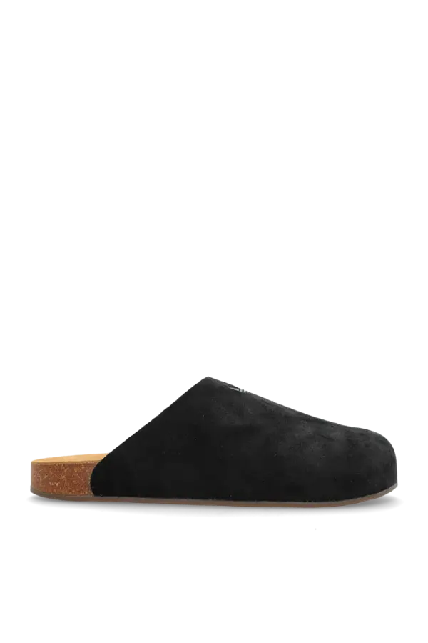 ADIDAS ORIGINALS Adimule Suede Slides - Black