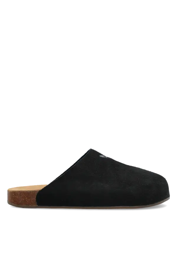 ADIDAS ORIGINALS Adimule Suede Mules - Black