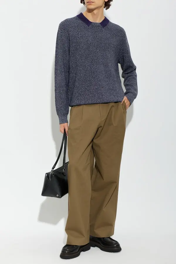 Paul Smith Wool Sweater With A Crew Neck