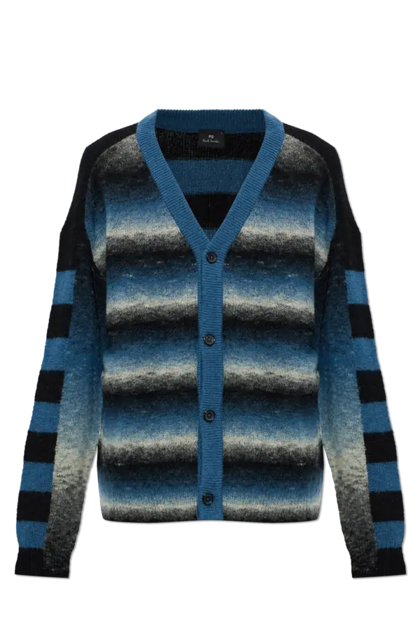 Paul Smith Wool Striped Cardigan - Multicolour