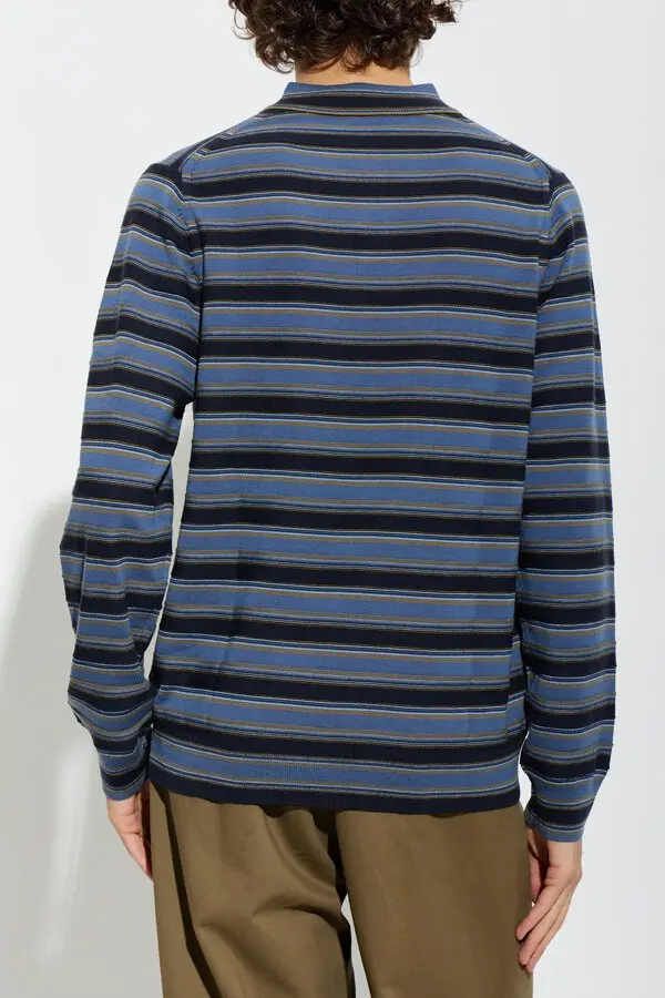 Paul Smith Striped Wool Polo