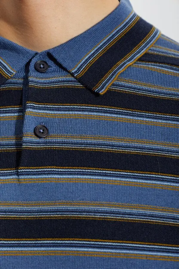 Paul Smith Striped Wool Polo