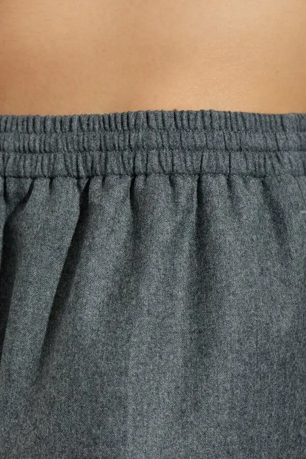 LANVIN Wool Pleated Wide-leg Trousers