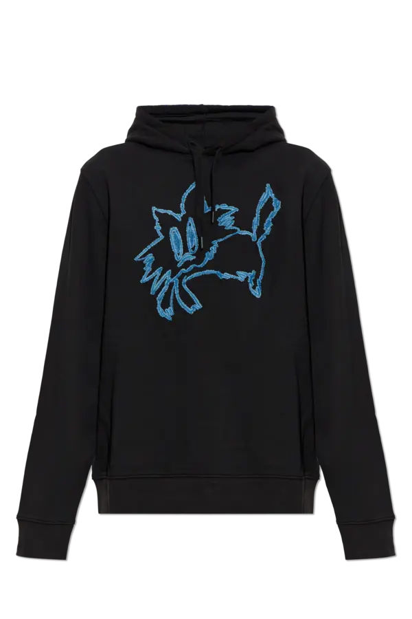 Paul Smith Cotton Hoodie - Black