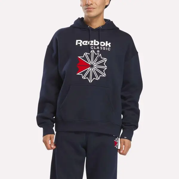 REEBOK Starcrest Relaxed Hoodie - Vector Navy