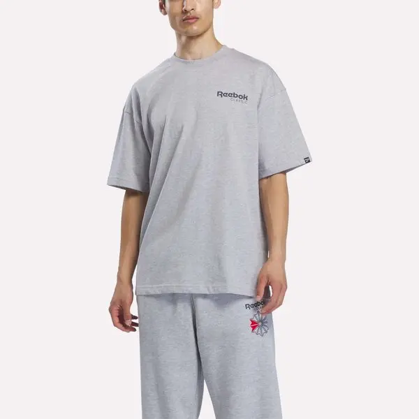 REEBOK Relaxed Logo T-shirt - White