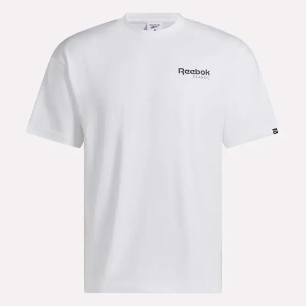 REEBOK Relaxed Logo T-shirt - White