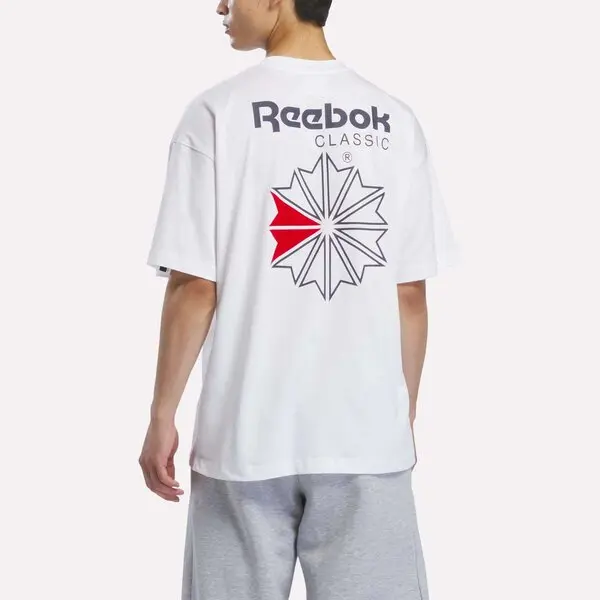 REEBOK Relaxed Logo T-shirt - White
