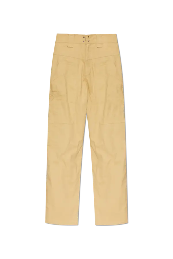 MARANT ETOILE Rhil High-waisted Trousers - Beige