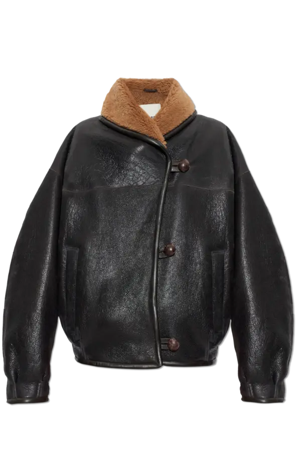 Isabel Marant Étoile Shearling Coat 'charina - Brown