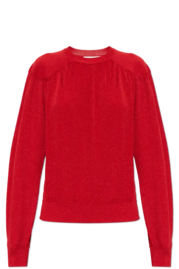 Isabel Marant Étoile Enza" Sweater With Lurex Thread - Red