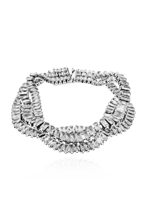 Isabel Marant Étoile Bracelet With Shimmering Crystals - Silver
