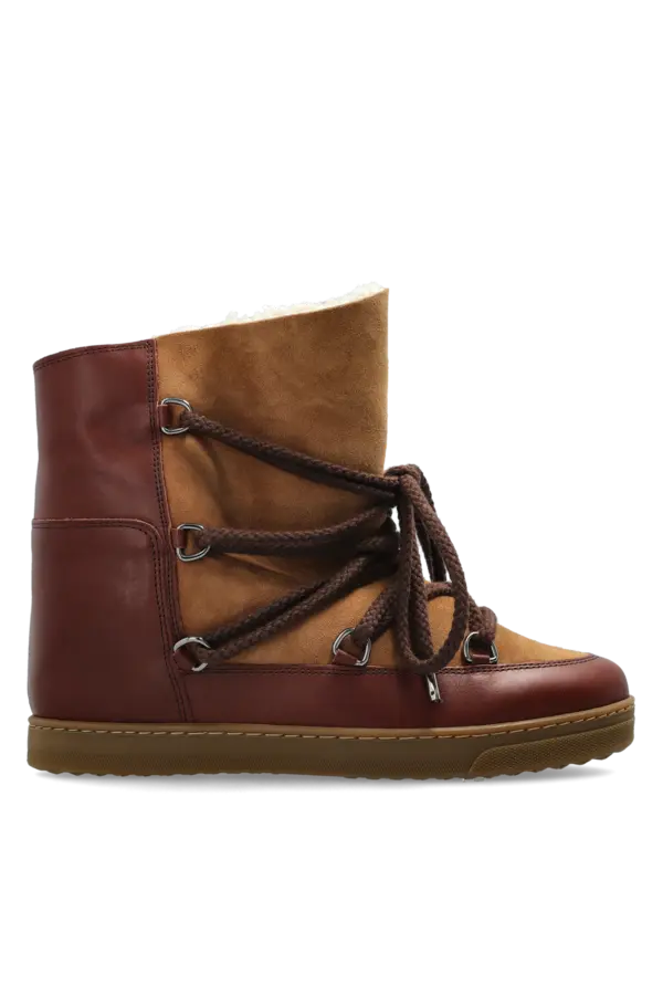 Isabel Marant Étoile Nowles" Wedge Snow Boots - Brown