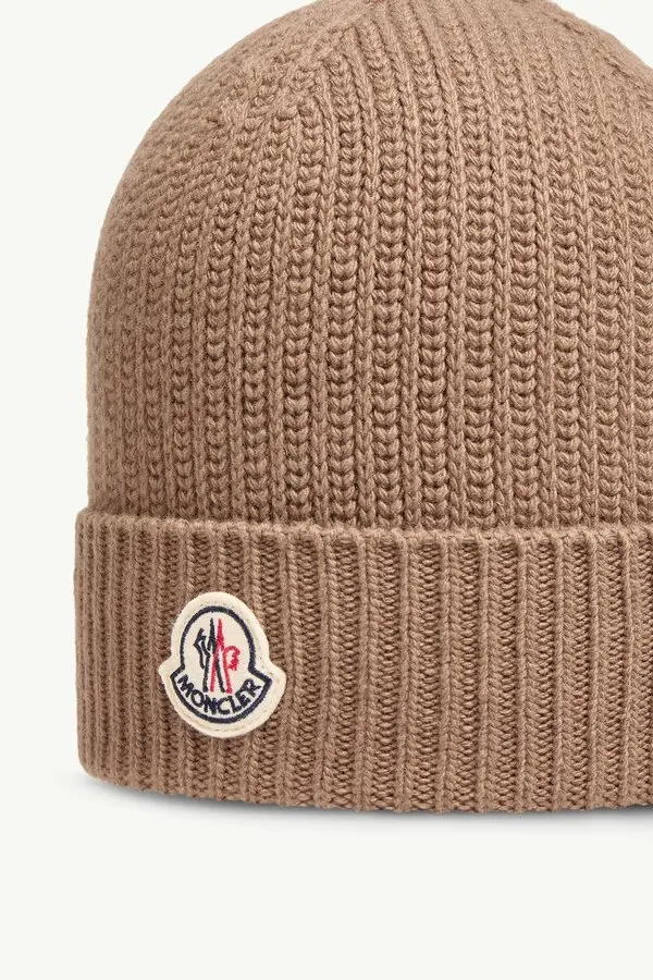 Moncler Tricot Wool Blend Beanie