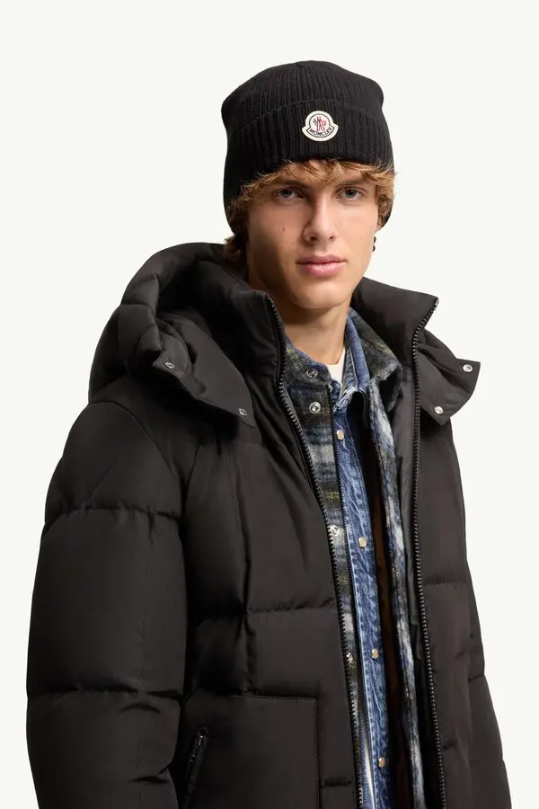 Moncler Tricot Wool Blend Beanie