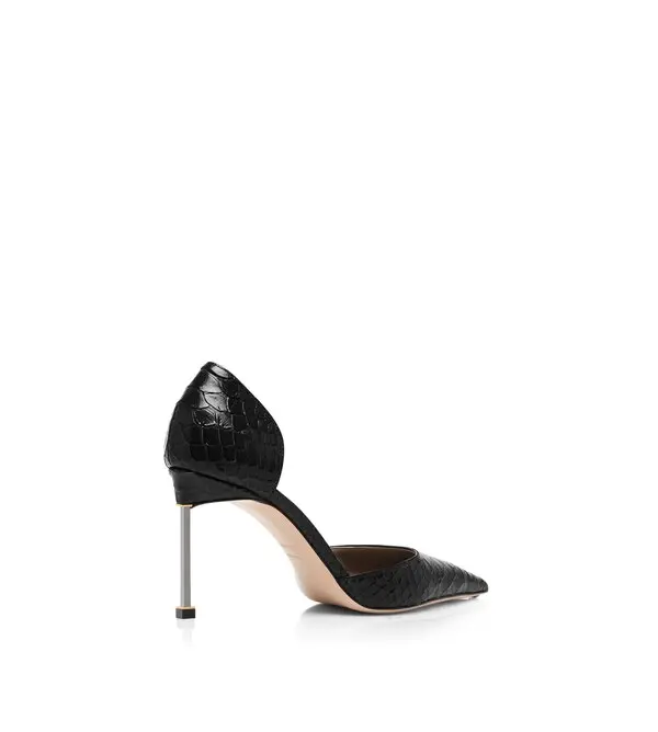 TOM FORD Semi Shiny Printed Python Spire D'orsay Pump