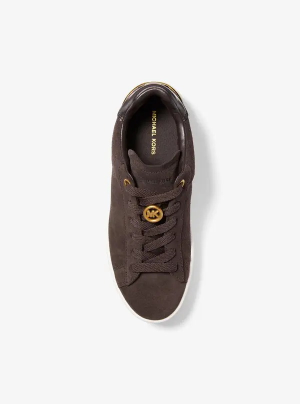 Michael Kors Dottie Suede Platform Sneakers
