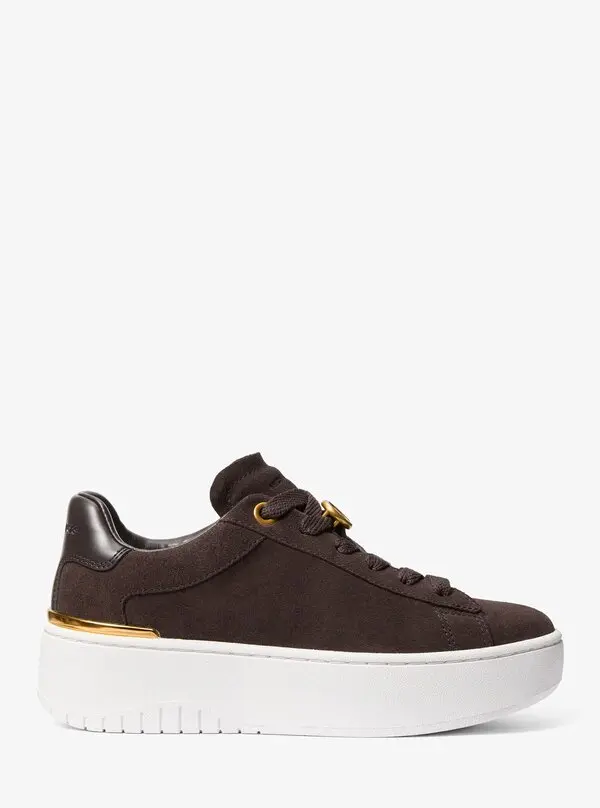 Michael Kors Dottie Suede Platform Sneakers