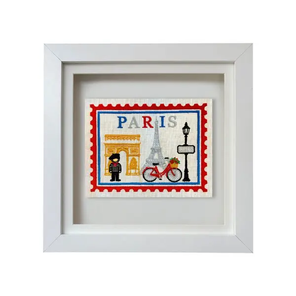 LILLY LOVES Paris Embroidered Stamp