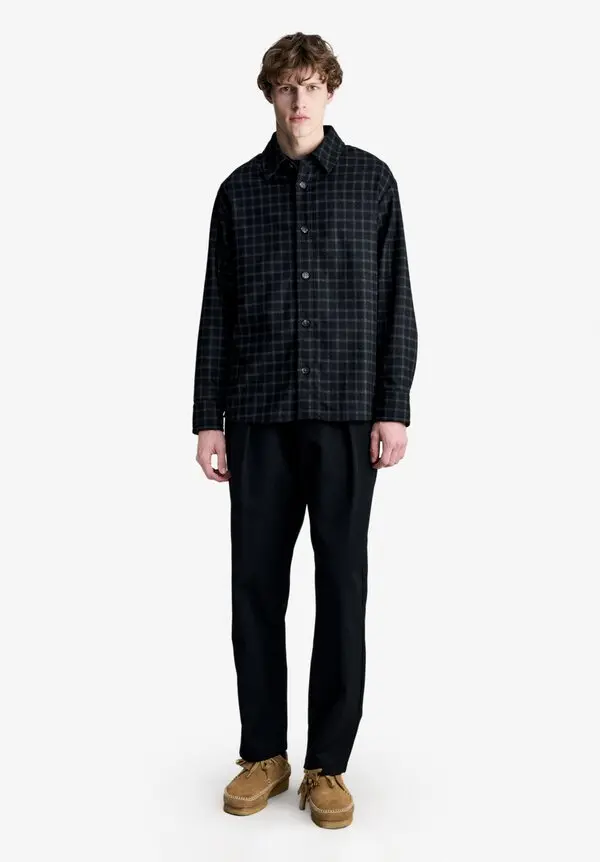 A.p.c. Bobby Overshirt Overshirt With Checks In Recycled Wool