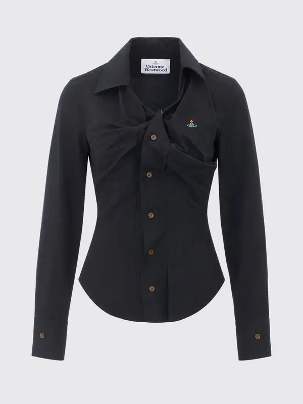 VIVIENNE WESTWOOD Cotton Ruched Shirt