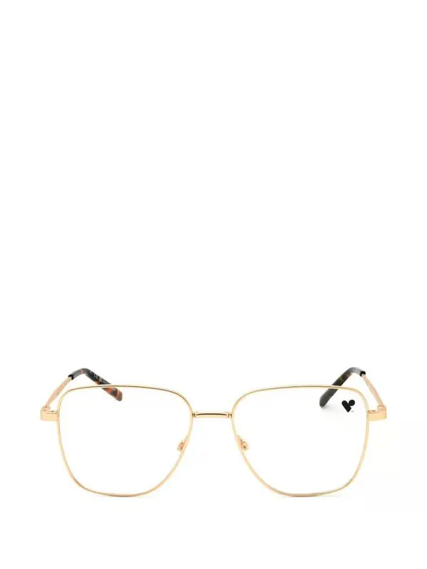 Dkny Square Frame Eyeglasses - Gold