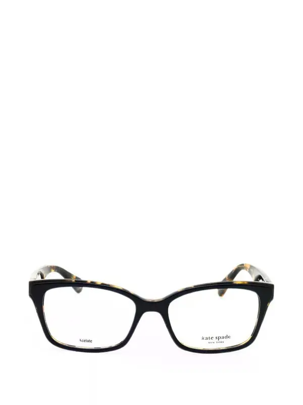 Kate Spade New York Jeri Rectangle Frame Eyeglasses - Black