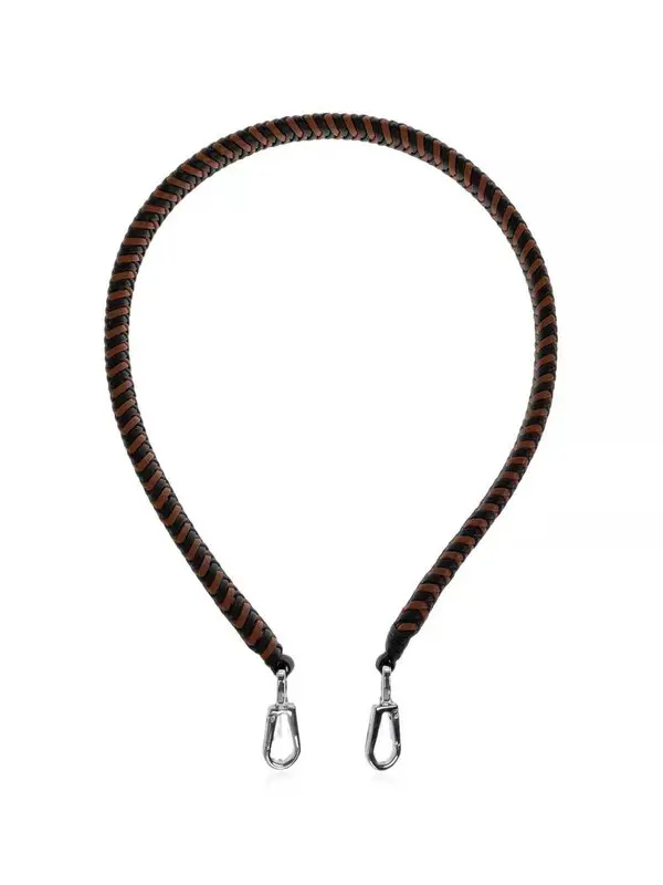 Loewe Braided Leather Bag Strap