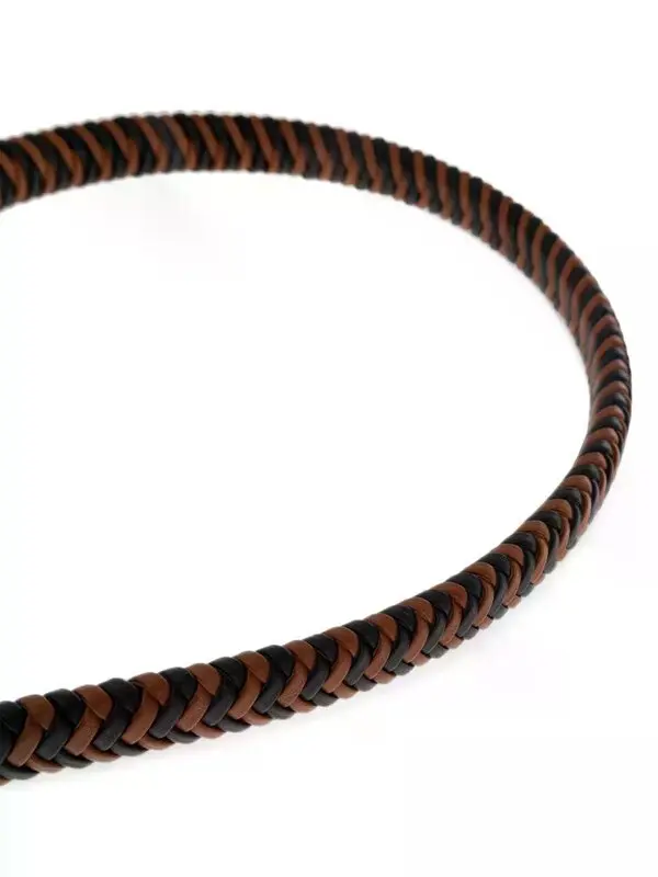 Loewe Braided Leather Bag Strap