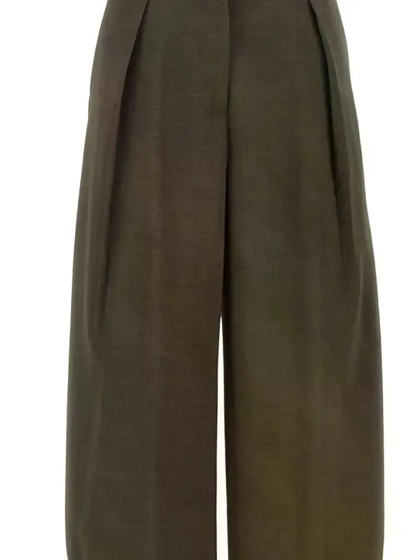 KAOS Pleated Wide-leg Trousers