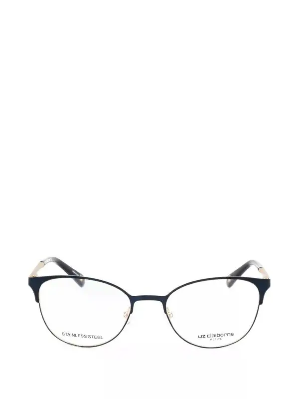 LIZ CLAIBORNE Round-frame Glasses - Blue