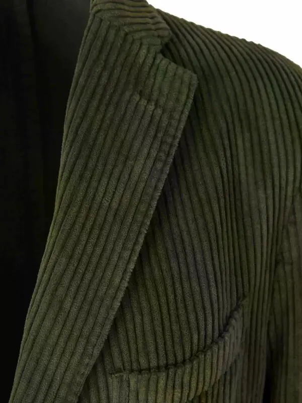 Boglioli Corduroy Single-breasted Blazer - Green