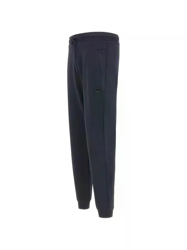 EA7 Drawstring-waist Track Pants - Blue