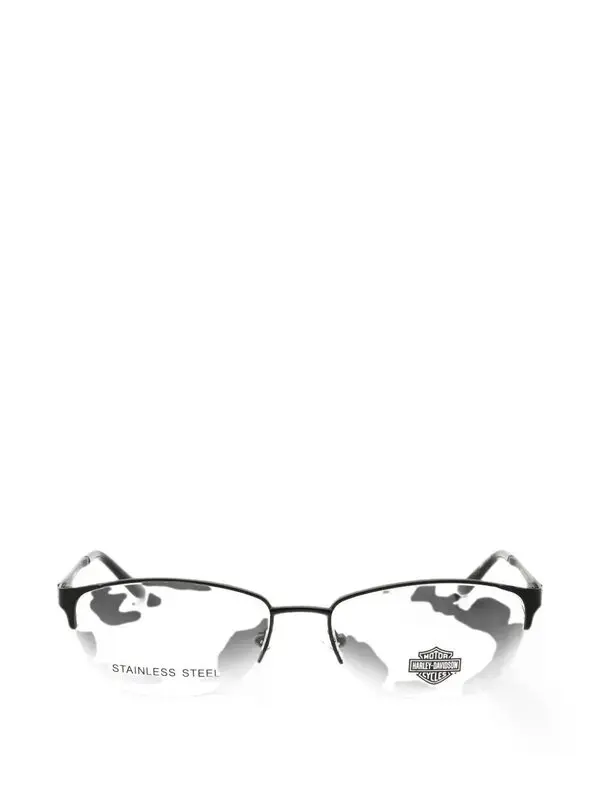 HARLEY-DAVIDSON Oval Frame Eyeglasses - Black