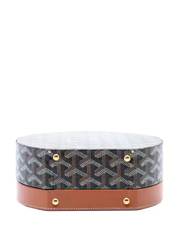 Goyard Hatbox Trunk Bag Satchel - Brown