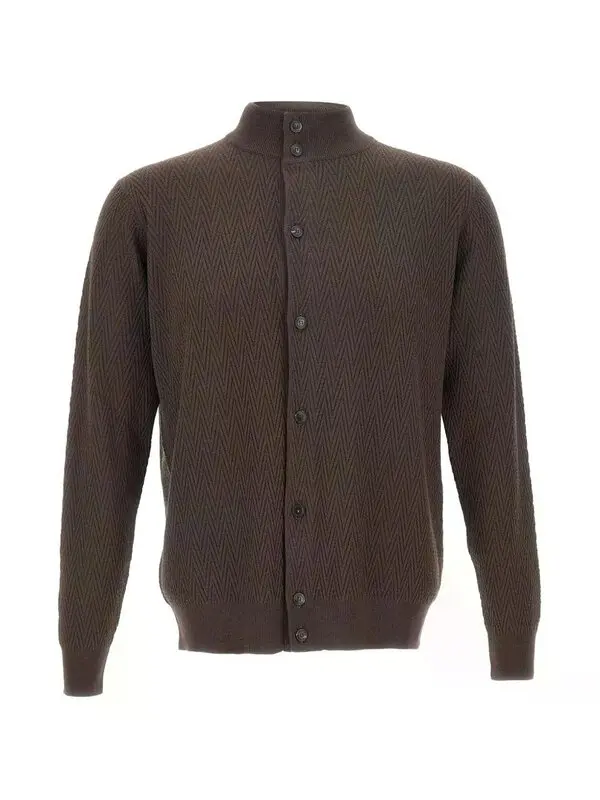 FILIPPO DE LAURENTIIS Geometric-pattern Cardigan