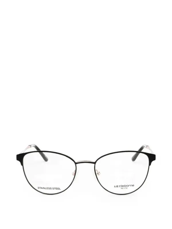 LIZ CLAIBORNE Round-frame Glasses - Black