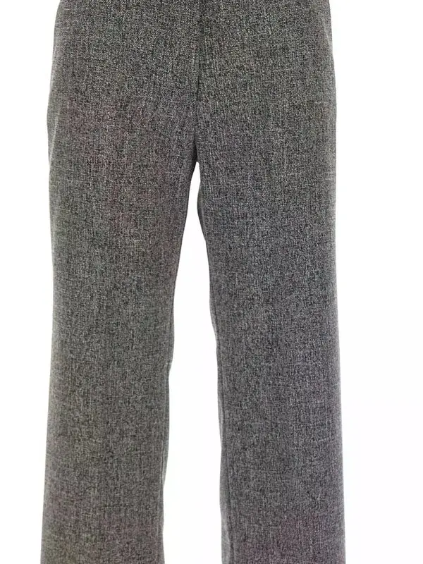 KAOS Micro-textured Straight-leg Trousers