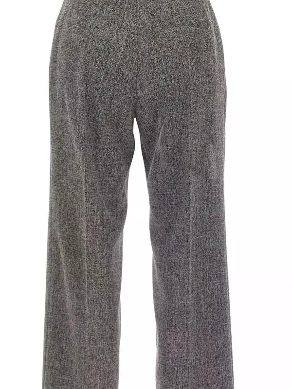 KAOS Micro-textured Straight-leg Trousers