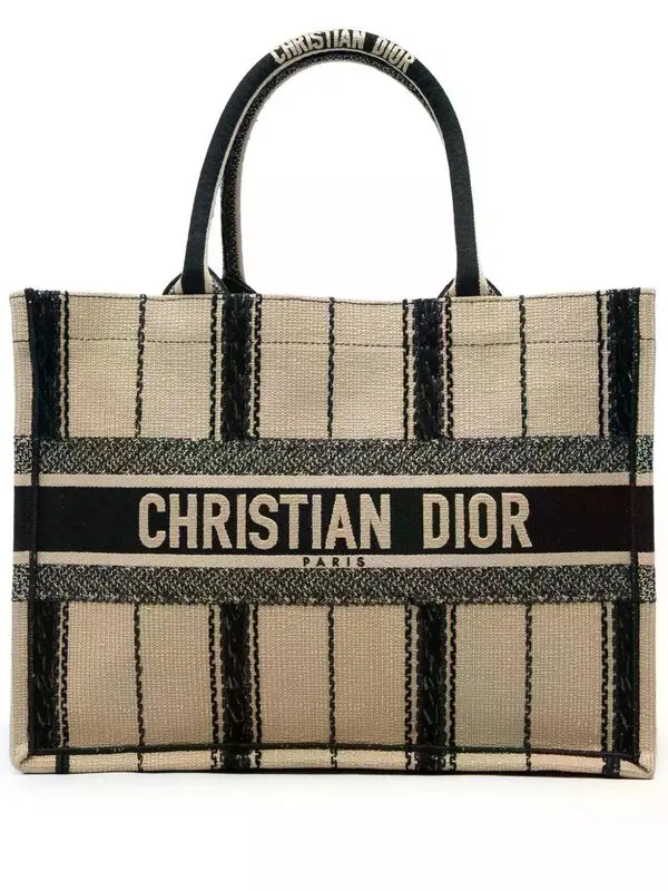 Dior Embroidered Tote Bag