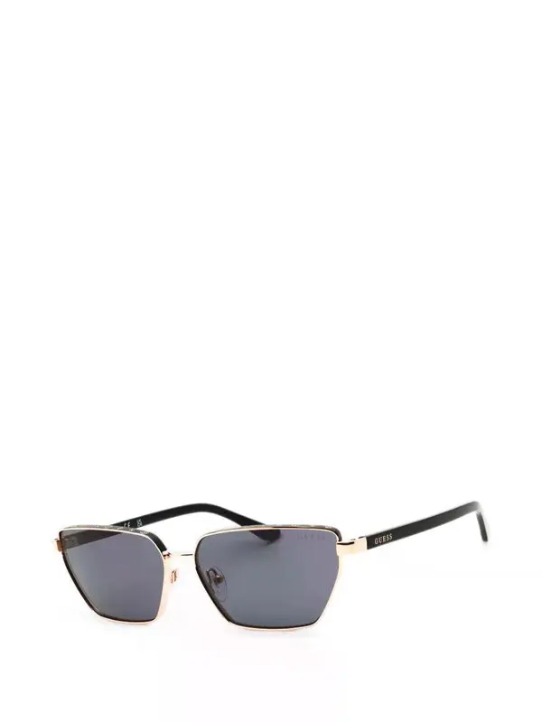 Guess Rectangle Frame Sunglasses - Gold