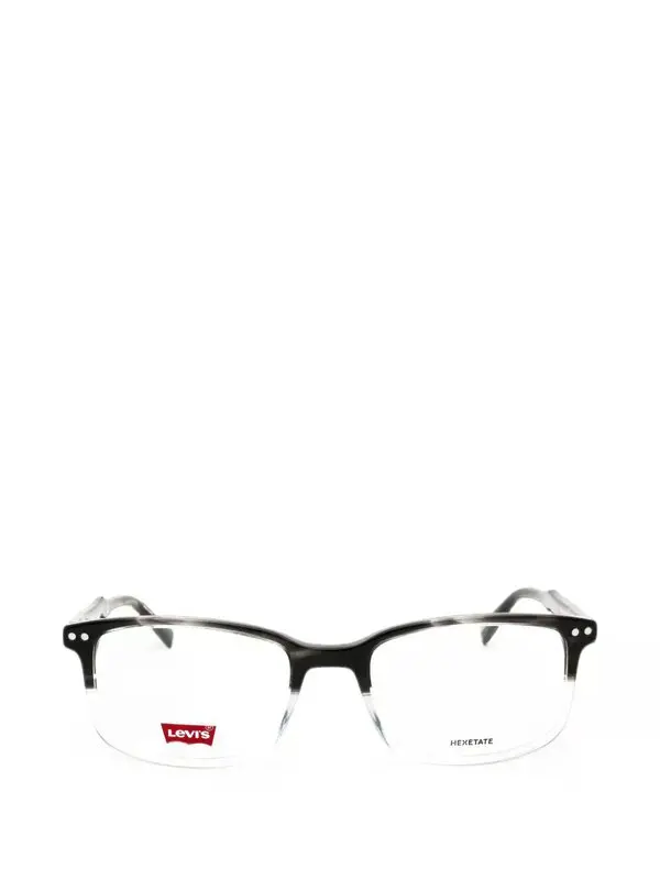 LEVI'S Rectangle Frame Eyeglasses - Grey