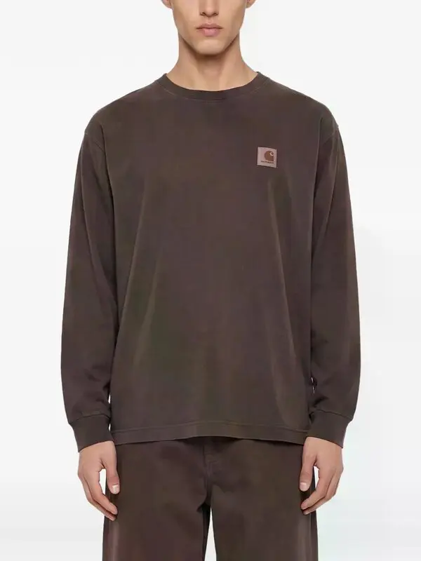 Carhartt Work In Progress Logo-patch Long-sleeved T-shirt