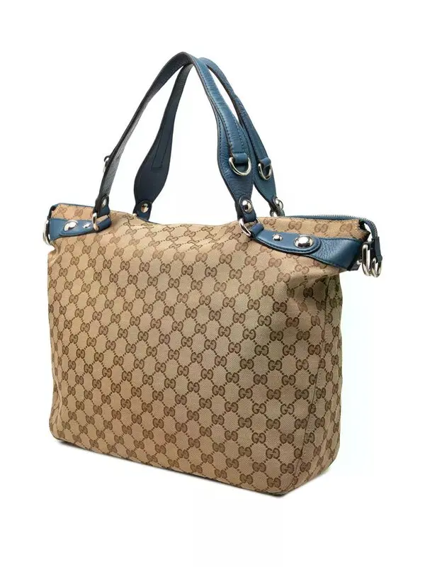 Gucci 2000-2015 Gg Canvas Icon Bit Satchel