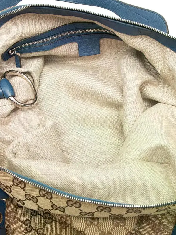 Gucci 2000-2015 Gg Canvas Icon Bit Satchel