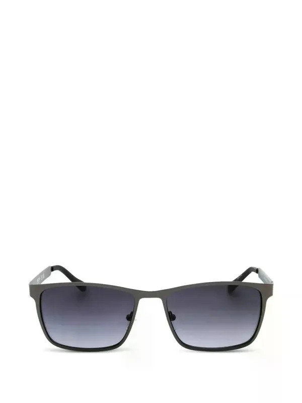 KENNETH COLE Rectangle Frame Sunglasses With Gradient Lenses - Grey