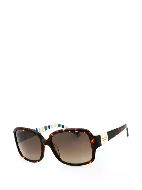 Kate Spade New York Tortoiseshell Rectangle Sunglasses